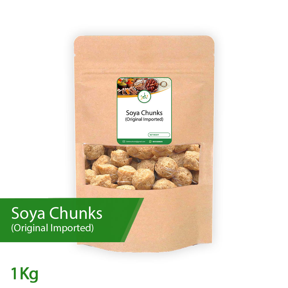 Soya Chunks (Premium Quality) High Protien Pack of 1 KG | Daraz.pk