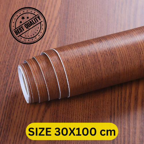 Wooden Wallpaper Sheet Sticker Self Adhesive WaterProof PVC Wallpaper ...