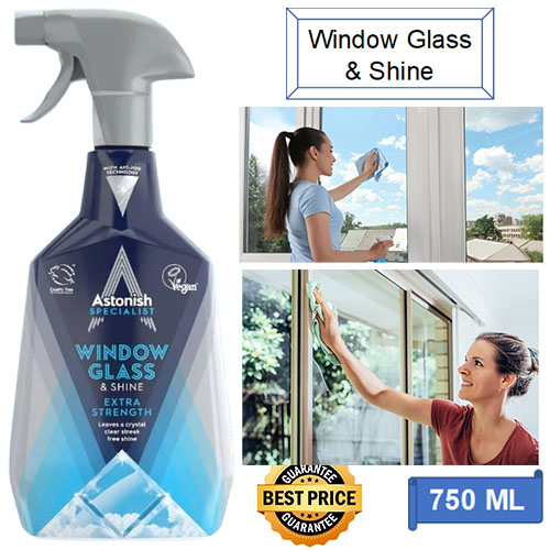 Astonish Window Glass & Shine Extra Strength 750 ML Spray (UK Imported ...
