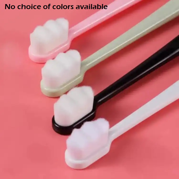 Ultra Fine Soft Toothbrush Nano Bristle Adult Tooth Brush Teeth Deep ...