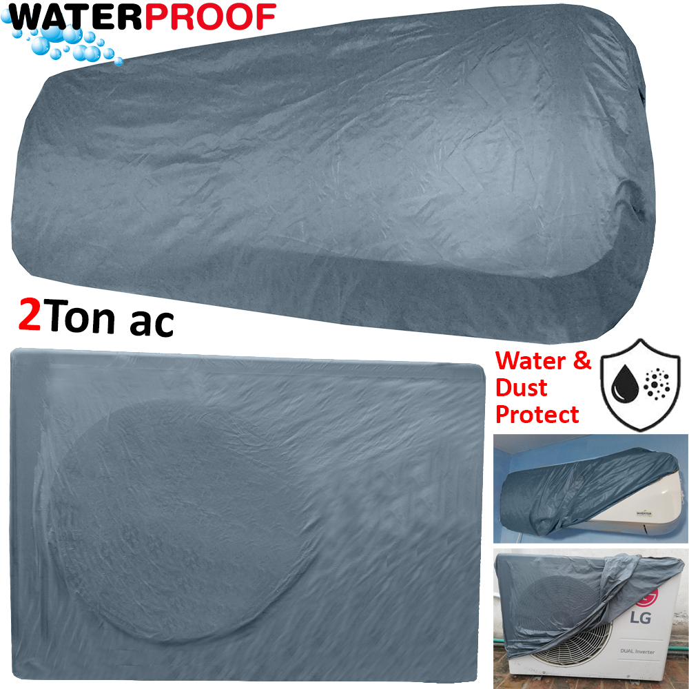 AC Dust Waterproof Cover 1.5 Ton Inverter Universal Split Ac Dust Cover ...
