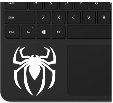 Spiderman Laptop Sticker Decal, Car Stickers, Spider Man Wall Stickers ...