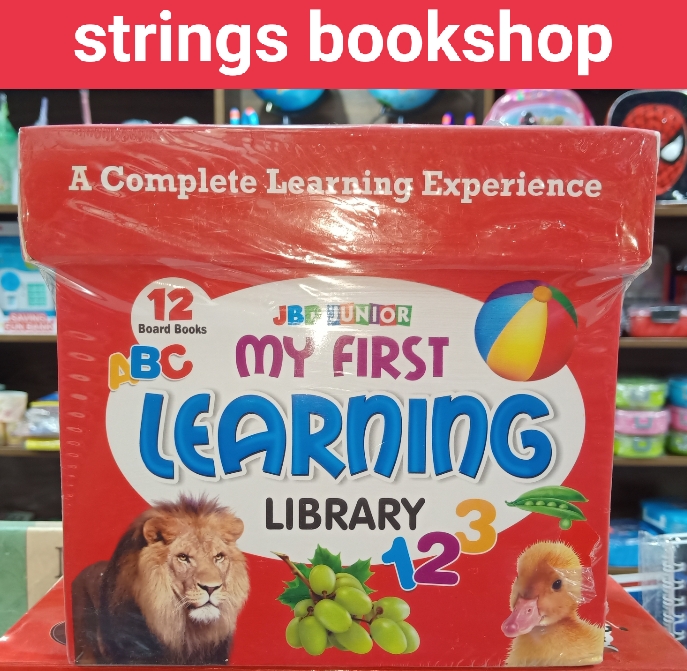 My first learning library for kids board books library alphabet board ...