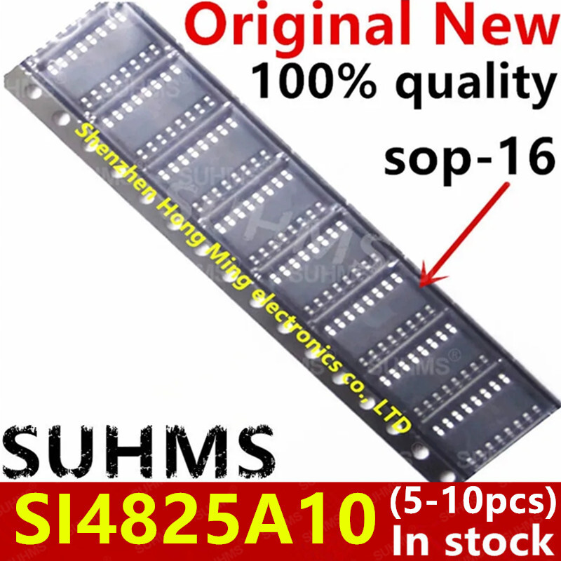 (5-10piece)100% New SI4825 SI4825A10 SI4825-A10 SI4825-A10-CSR Sop-16 ...