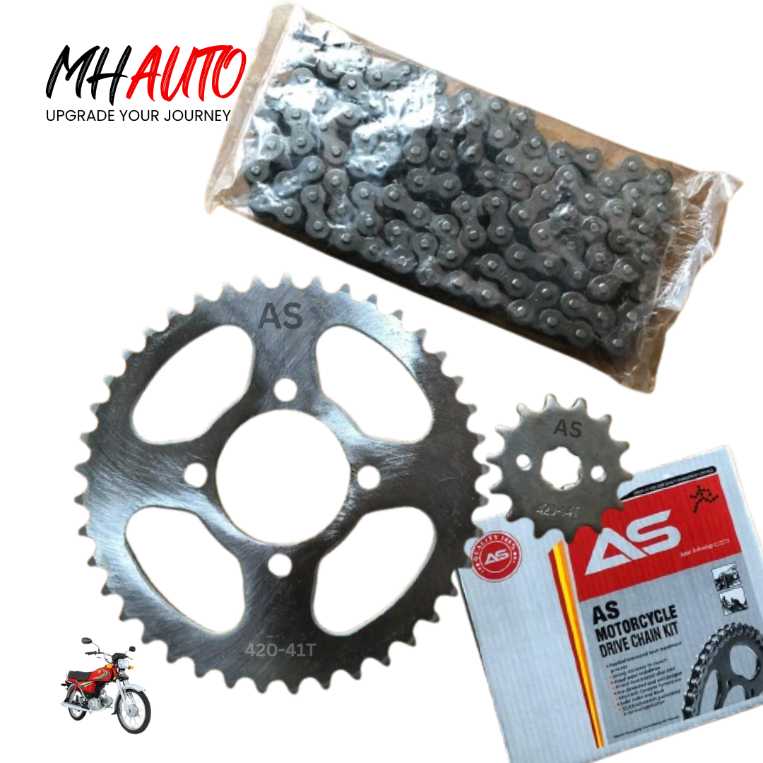 MH Chain & Spocket Kit - CD 70cc - Garari Set - Hot Sale | Daraz.pk
