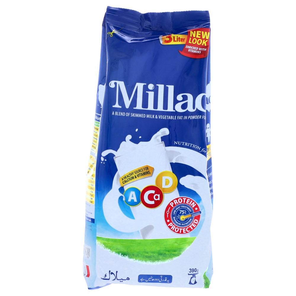 MILLAC INSTANT MILK POWDER POUCH 390 GM | Daraz.pk