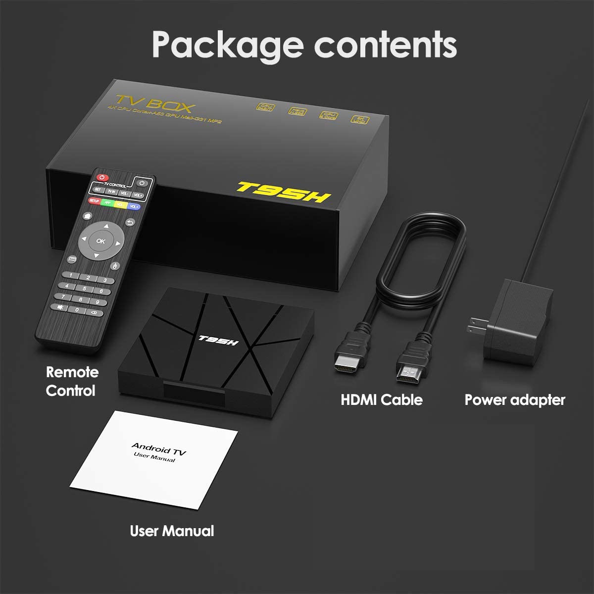 T95H - 4GB+64GB - Android 13 - 6K - Smart Android Tv Box | Daraz.pk