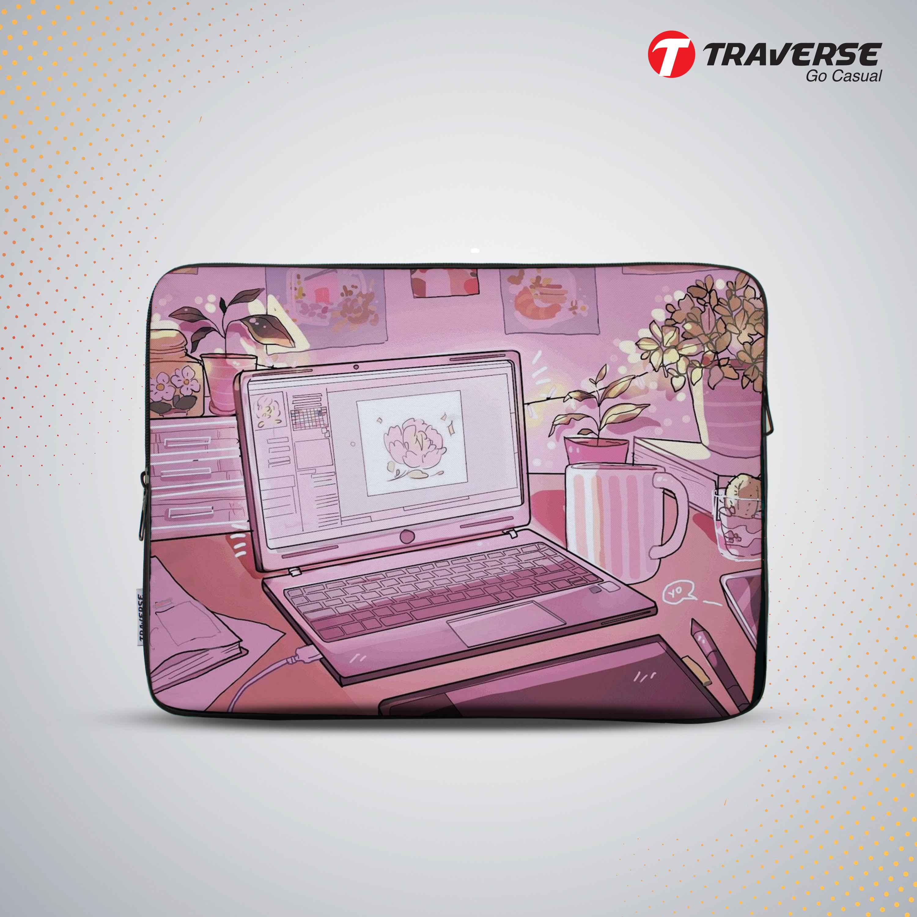 Traverse , Laptop Sleeve (Size H:12" X W:16") suitable for 15” Laptop ...