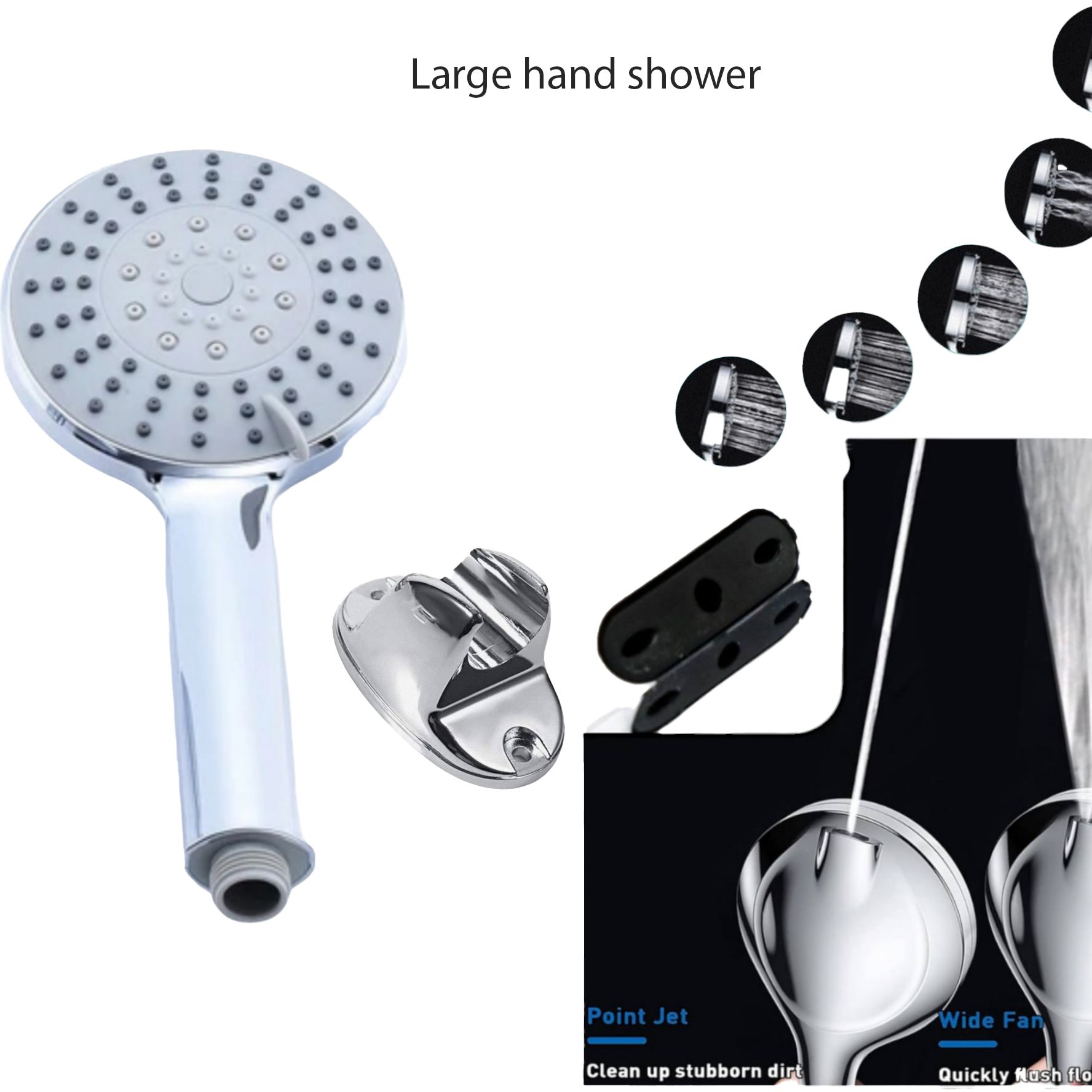 large hand shwer multi functions | Daraz.pk