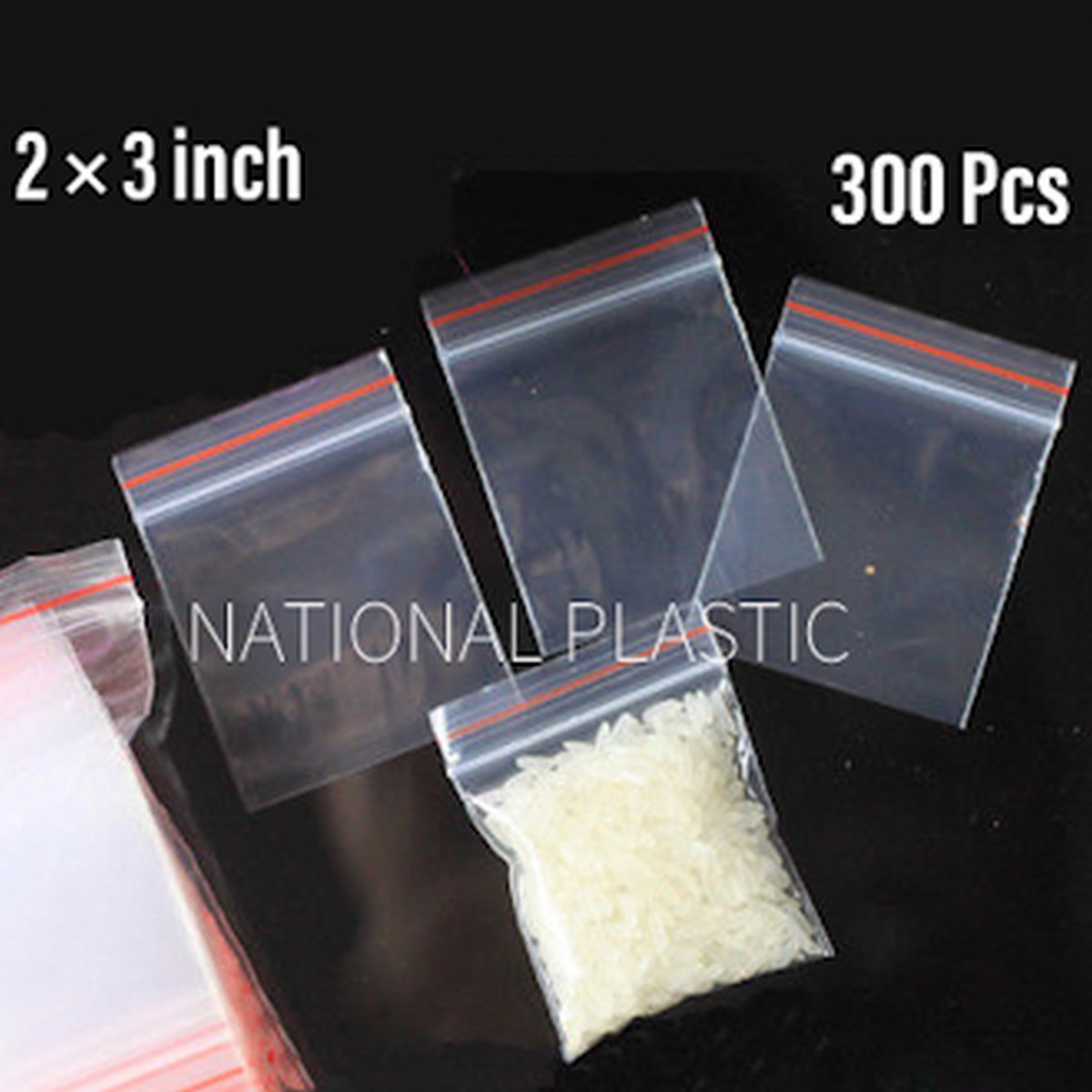 2 × 3 inch Zip Lock Polyethylene Bags Bundle Of 300 Pcs | Daraz.pk