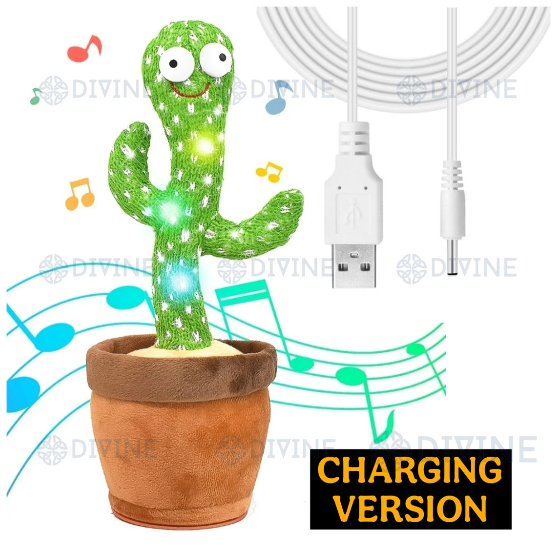 Cute Dancing Cactus Toy for Kids | Talking Dancing Shaking & Talk Back ...