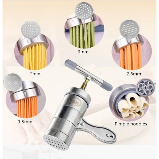 Nimco Machine Nimko Maker Sev Maker With 6 Jalies - silver color | Daraz.pk