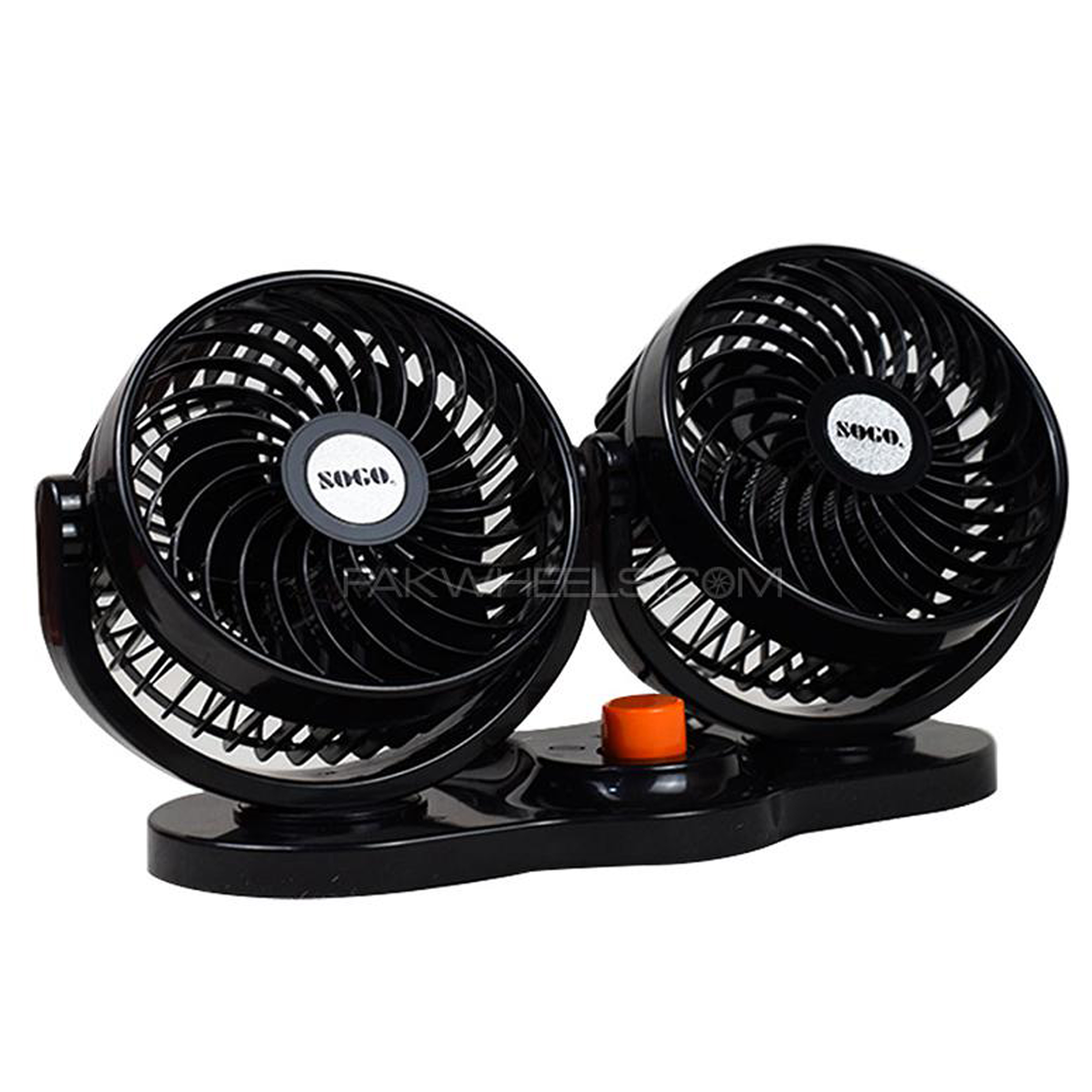 SOGO Dashboard Dual Head Rickshaw Car Fan – 360 Degree Rotation ...