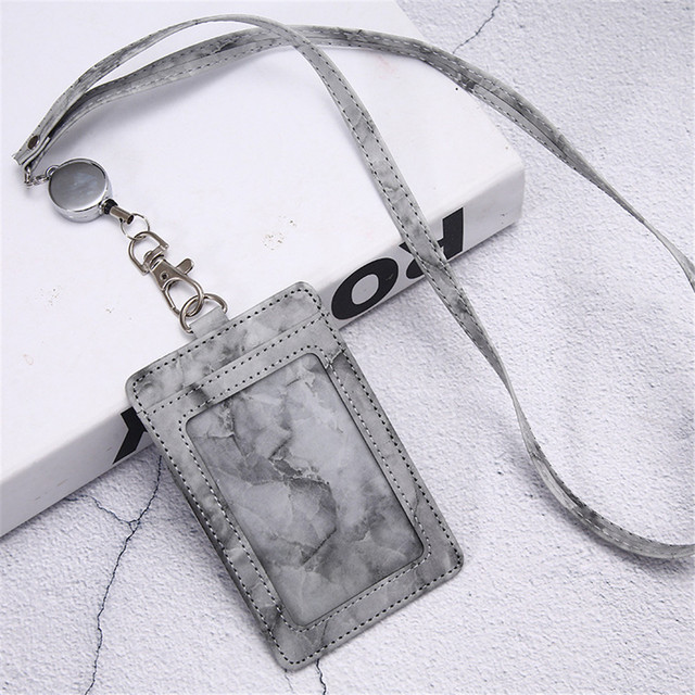 Business Card Holder Retractable ID Card Photocard Holder Neck Strap ...