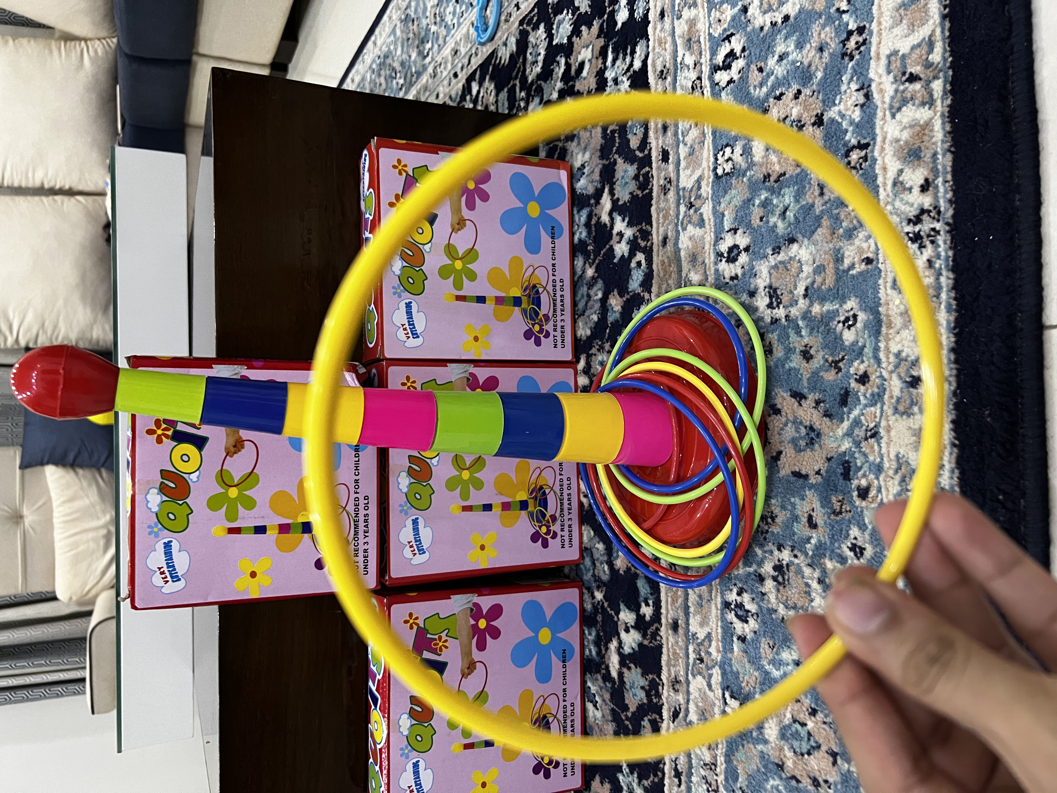 Children Outdoor Fun & Toy Sports Circle Ferrule Stacked Layers Game ...