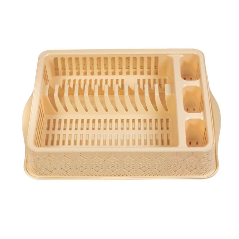 Kitchen Sink Dish Drainer Drying Rack - Multicolours | Daraz.pk