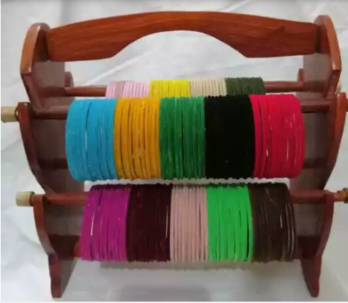 Wooden Bangles Stand , Chori Stand, Jewellery Stand Hand Crafted Best ...