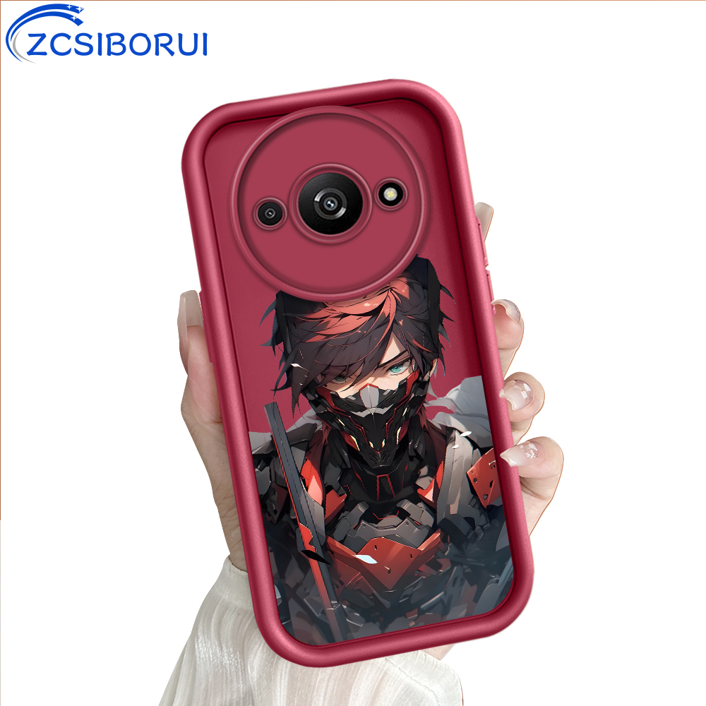 ZCSIBORUI for Redmi A3x A3 Back Cover Cool Boys Pattern Soft Camera ...