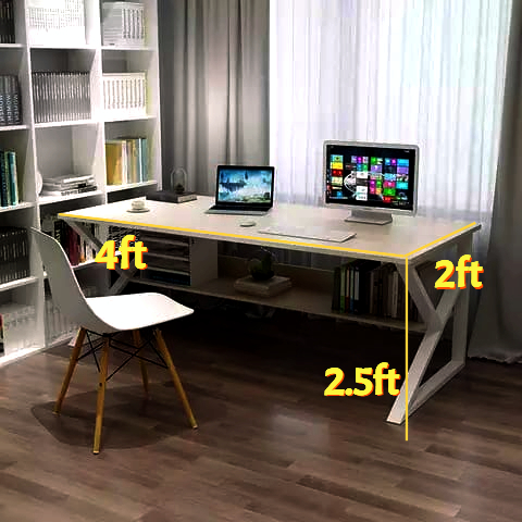 Laptop Table Ergonomic Design, K-Design Office Table, Home Desk, Office ...
