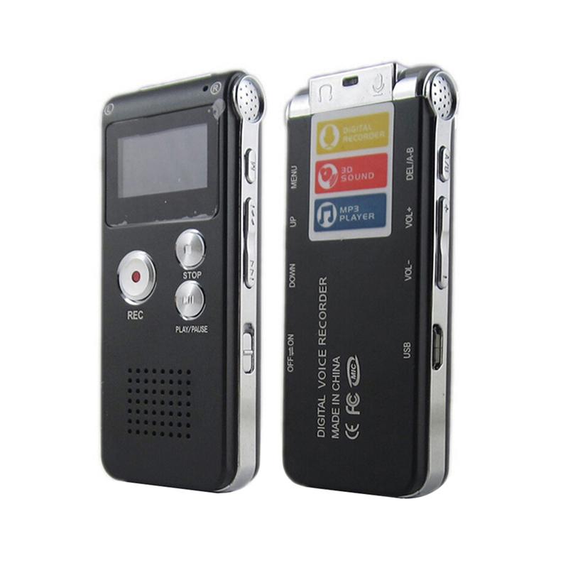 Voice Recorder 8GB - Digital Voice Recorder time Display MP3 Player ...