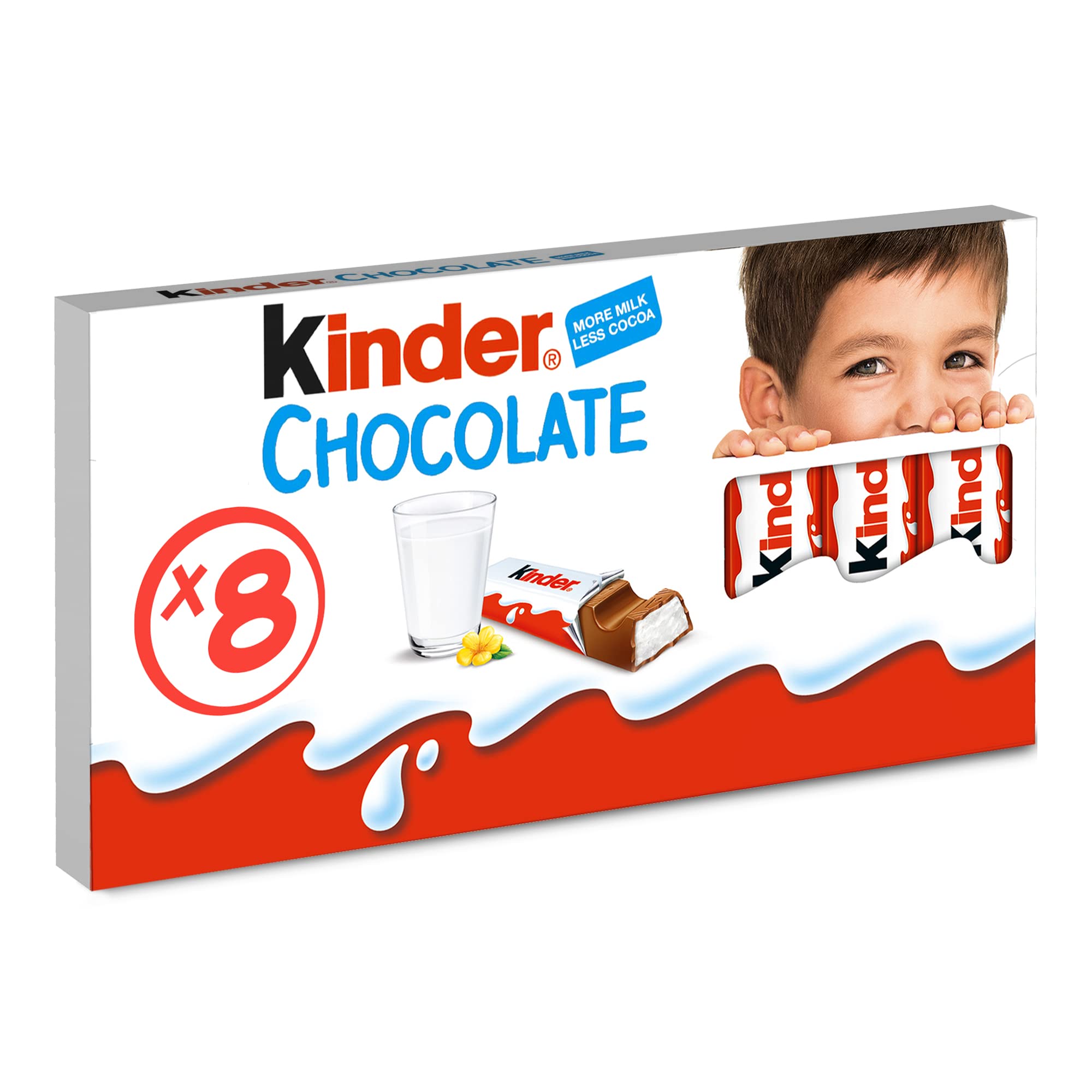 Kinder Milk Chocolate (100 gm) 8 Bars | Daraz.pk