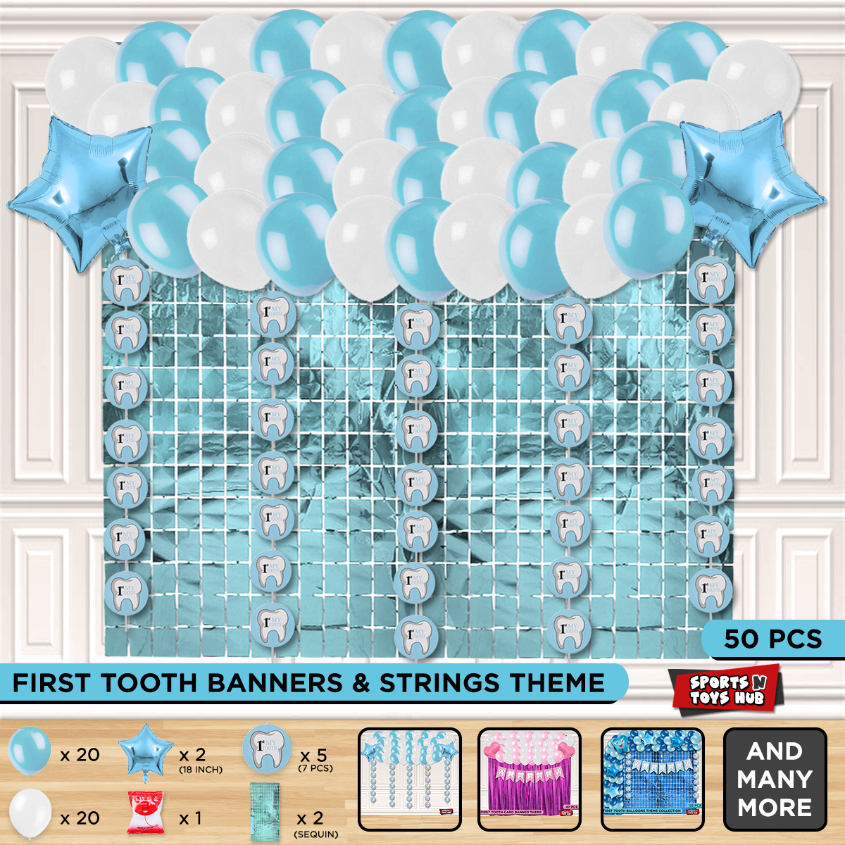 First Tooth Card Banner Theme Collections, Baby's First Teeth ...