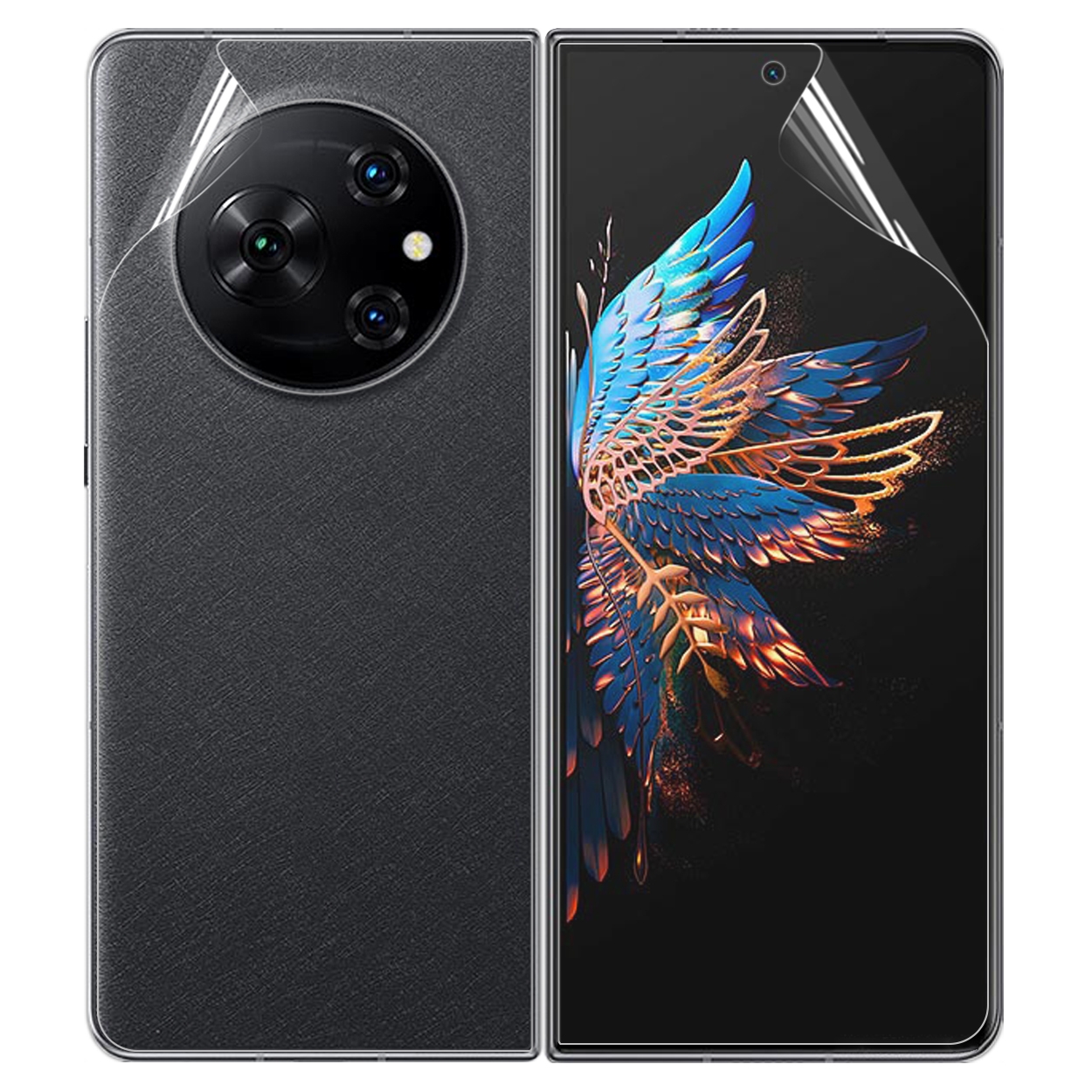 (COD Avail)For Tecno Phantom V Fold Full Screen Protector Explosion ...