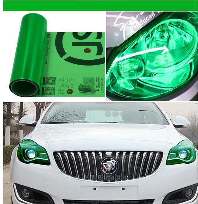 Car Light Headlight Taillight Tint Vinyl Film Sticker Sheet Fog Light ...