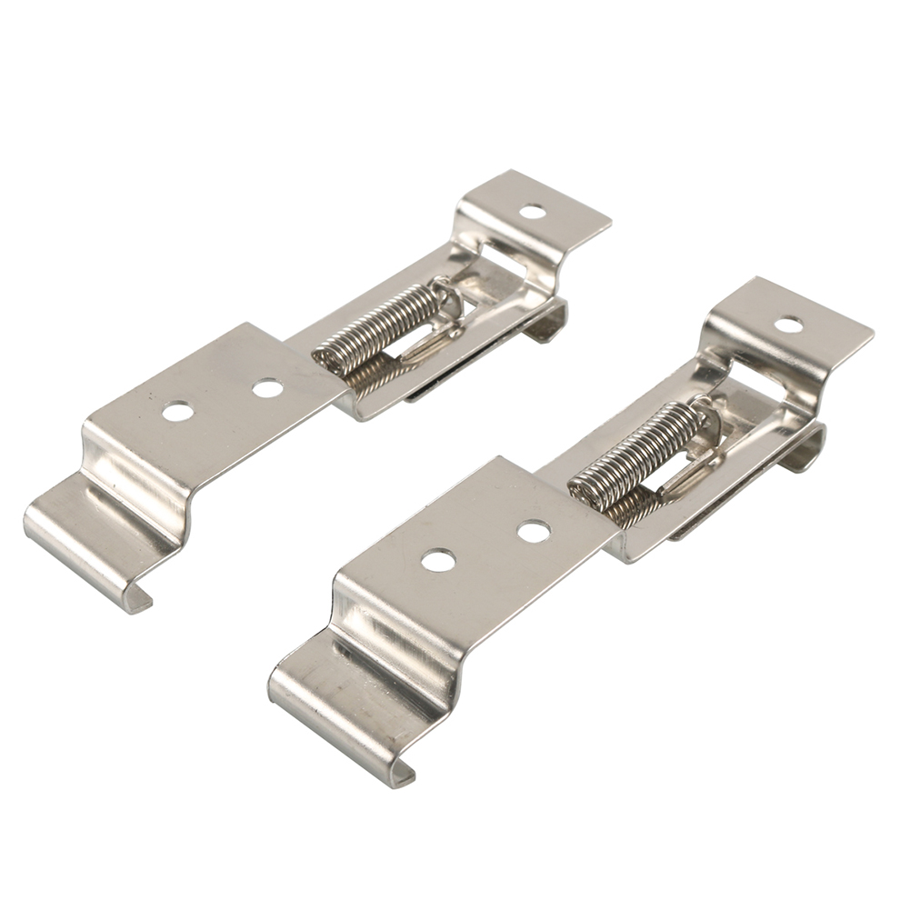 2pcs Trailer Number Plate Holders Clips Stainless Steel Spring Loaded ...