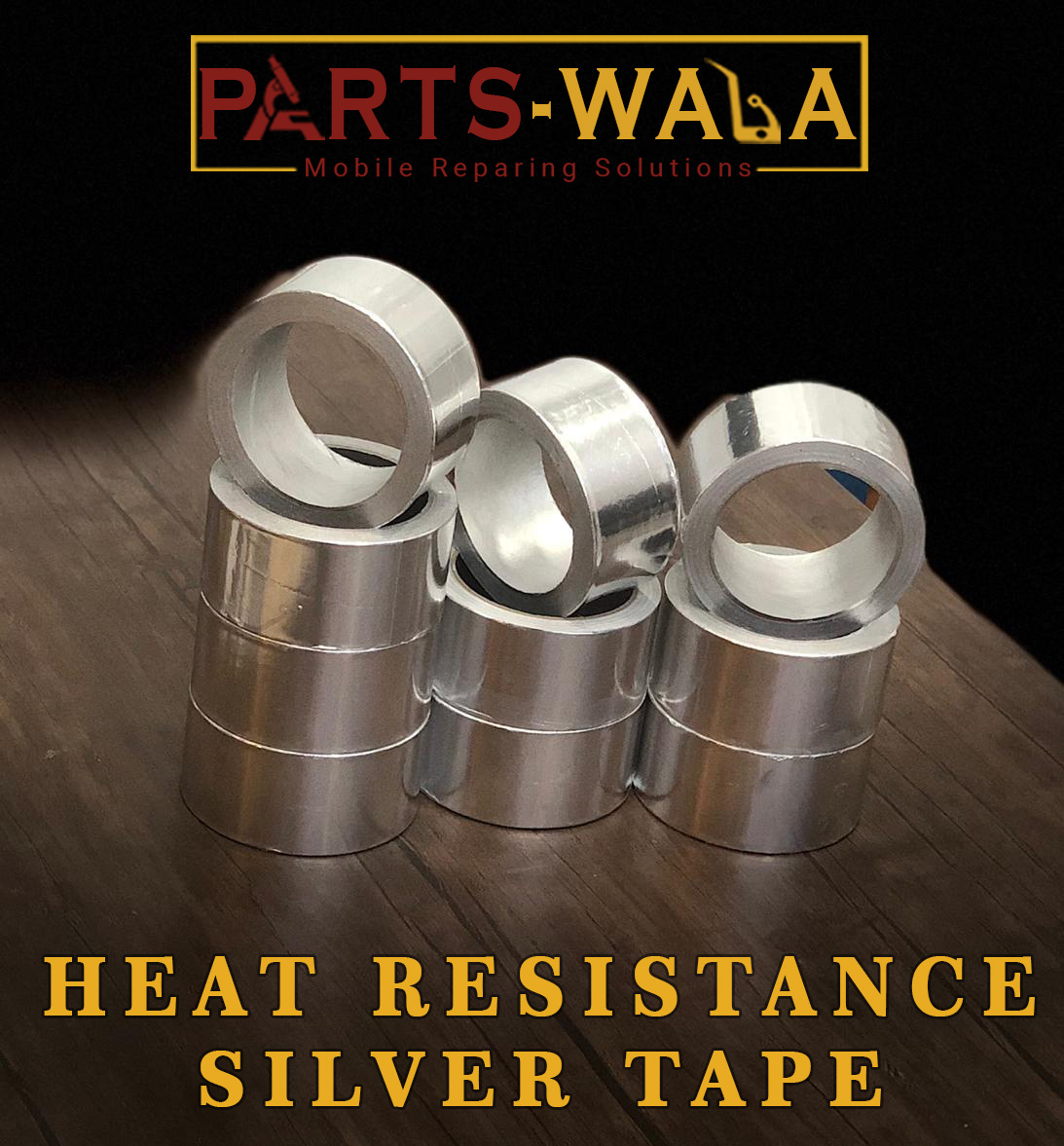 Heat Resistance Heat Proof Silver Tape | Daraz.pk