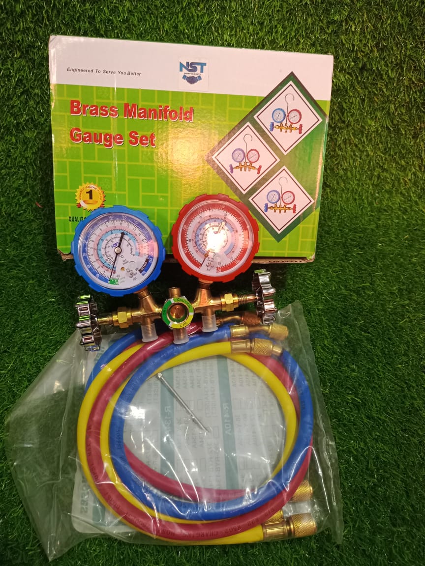 Industrial A/C Manifold Gauges Set Manifold, Gauge Industrial HVAC ...