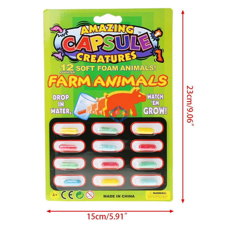 Magic Grow in Water Sea Animal Capsule Toys – Fun Expanding Water Toys ...