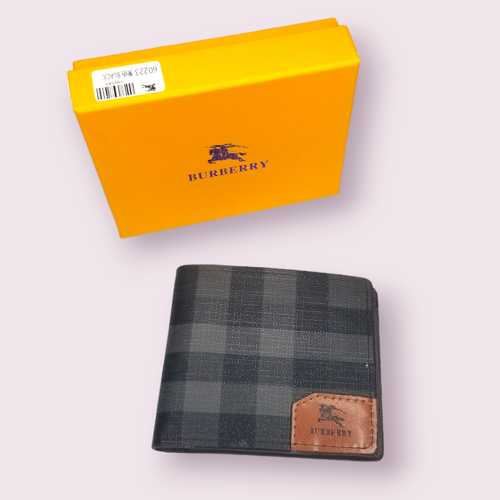 Original BB70 Bifold Slim Black Leather Wallet for Men - Classic Wallet ...