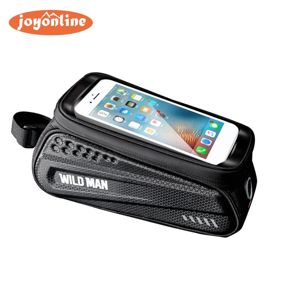 Waterproof MTB Bicycle Phone Bags Touch Screen Bike Top Tube Pouch ...
