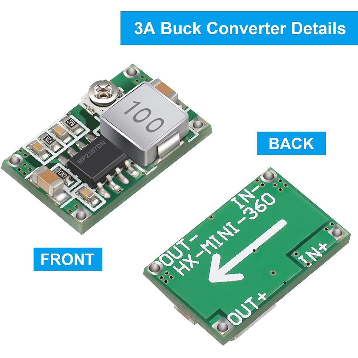 Mini 360 DC to DC Step-Down Buck Converter Power Module MP2307 In ...