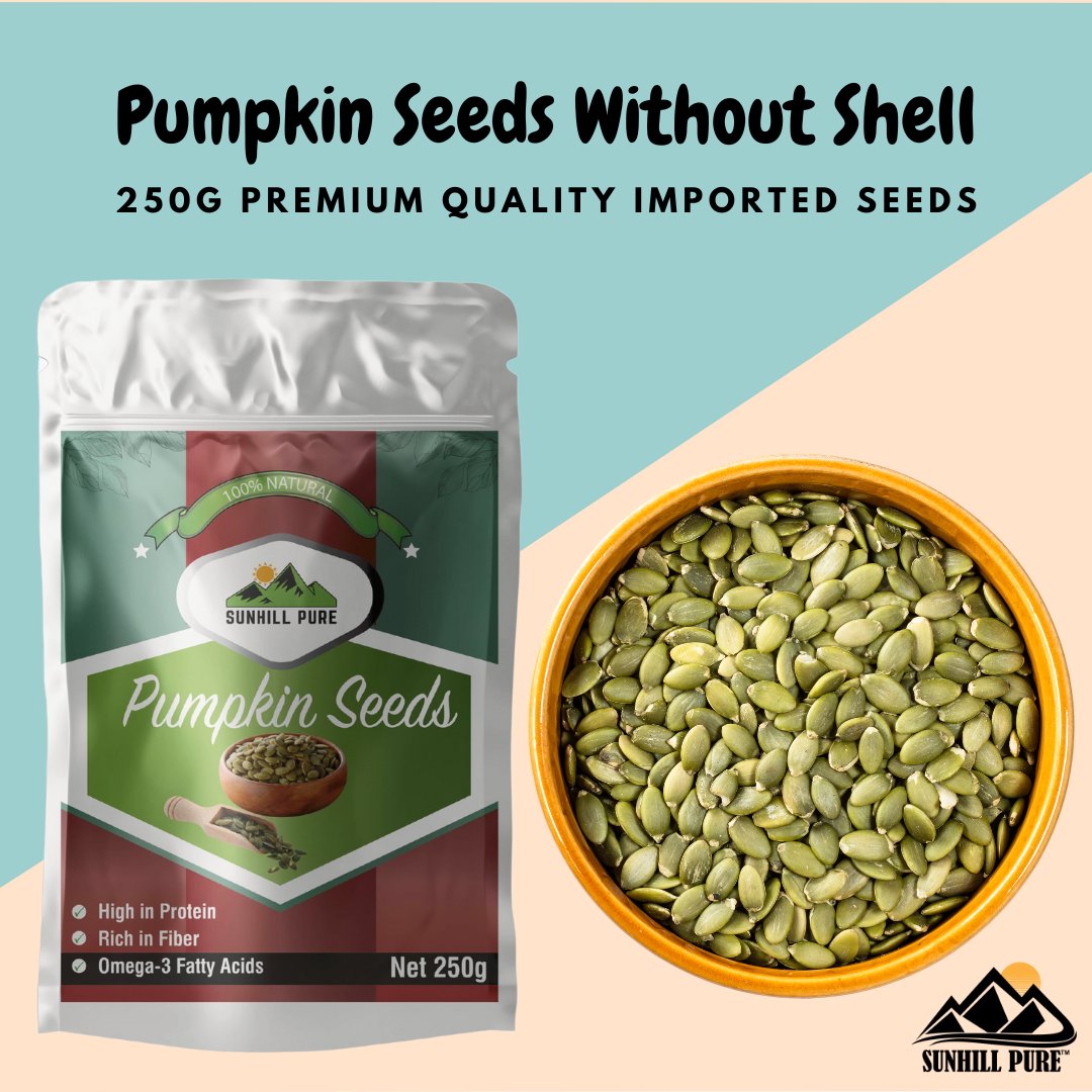 Pumpkin Seeds Green Imported Quality 250g Pack | Daraz.pk
