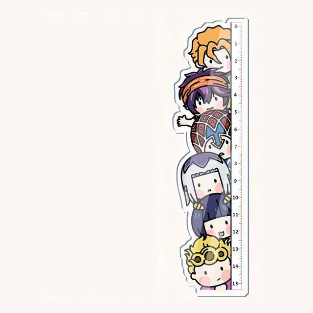 1 Pcs Cartoon Anime Jojos Bizarre Adventure Cosplay Acrylic Rulers ...