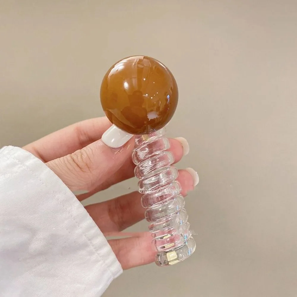 Y2k Round Beads Design Ponytail Elastic Hair Bands Candy Color Bundle ...