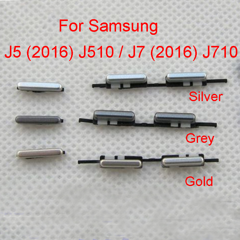 1 Set(2pcs) Side Key Power and Volume Buttons For Samsung Galaxy J5 ...