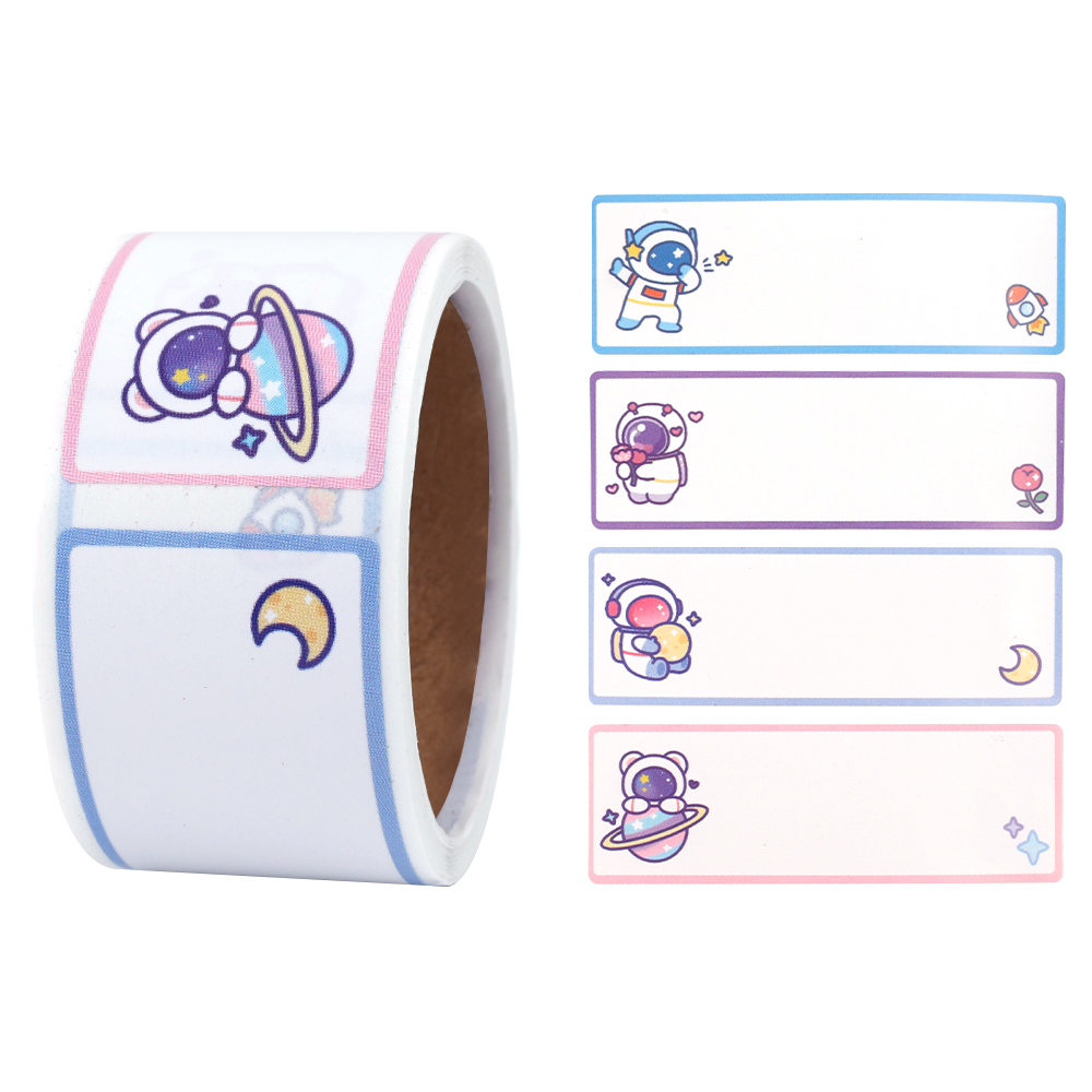 1Roll Cartoon Label Tape Name Sticker Multifunctional Label Sticker ...