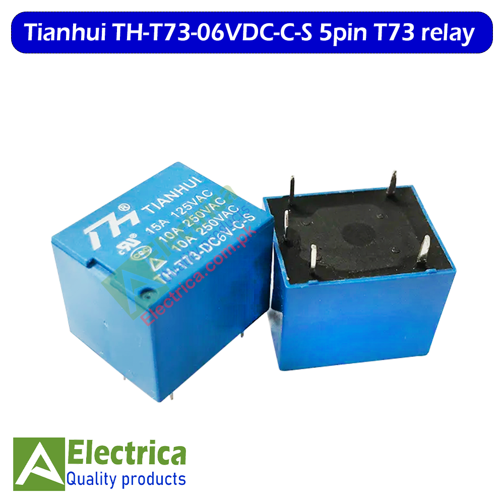 1 pcs Best Quality Tianhui TH-T73-06VDC-C-S 5pin T73 Relay by Electrica ...