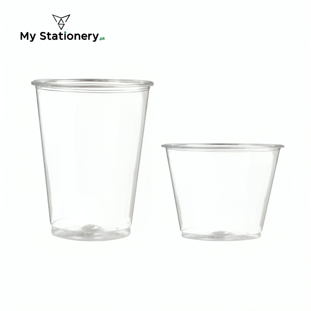 Transparent Disposable Glass Mixing Jars (12, 24, 36, 50 Pieces) | Daraz.pk