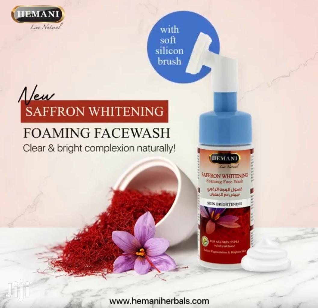 Hemani Saffron Whitening Foaming Face Wash | Daraz.pk