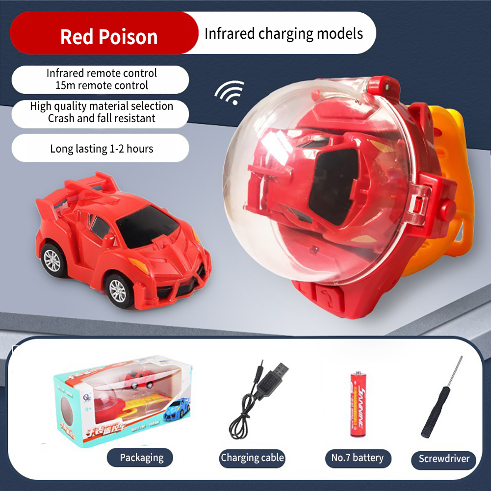 Watch RC Car Toy RC Mini Remote Control Car Watch Accompany with Your ...