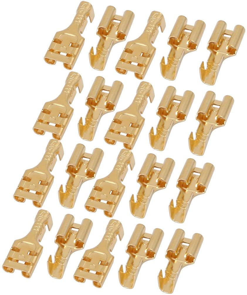 20 pcs 6 mm Electrical (Lex pin) Wire Cable Thimble Lugs Crimp Terminal ...