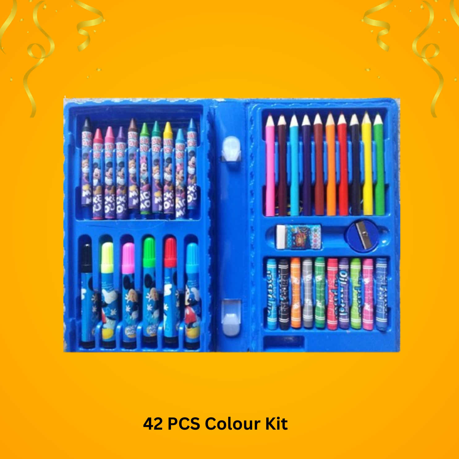 42 PCS Colour Kit Colour Box for Kids Multi Colouring Kit/Set With ...