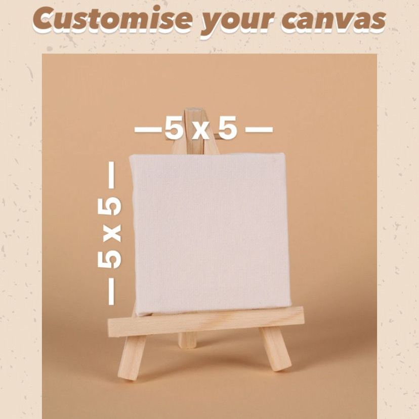 Customised canvas 5x5 inches | Daraz.pk