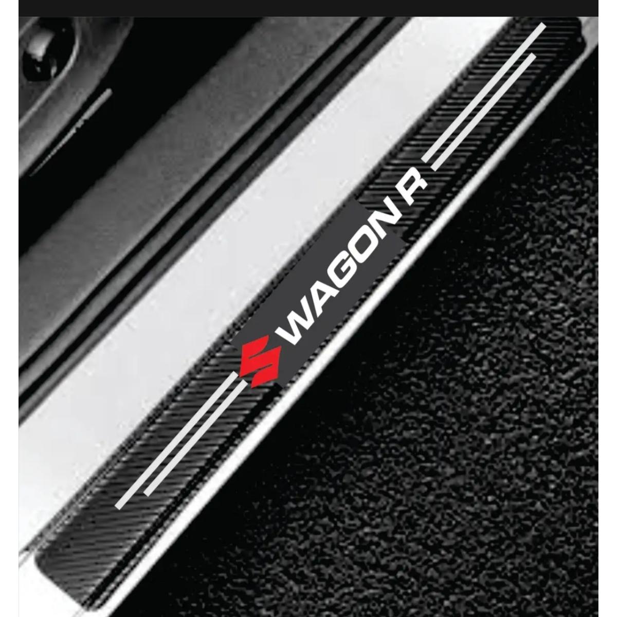 4psc customized carbon fiber vinyle door protector sticker for suzuki ...