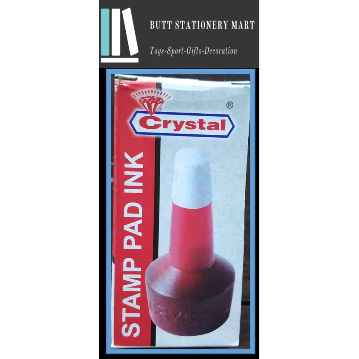 CRYSTAL Stamp Pad Ink Refill Red | Daraz.pk