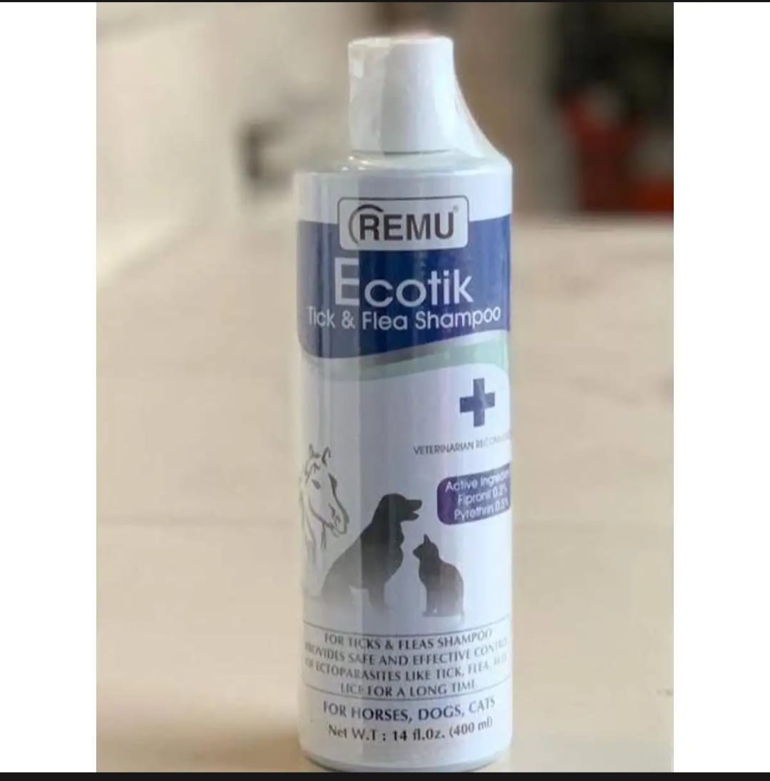 Ecotik Medicated Shampoo 120ml- For Cats & Dogs | Daraz.pk
